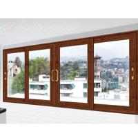 China Customized Aluminum Alloy Sliding Glass Door 5mm Tempered Glass 6063-T5 Profile for sale
