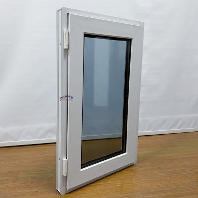 China UPVC Swing Casement Window Double Glazing 5mm+12A+5mm Sound Insulation RW 30dB for sale