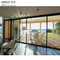 China Sliding Door with Fiberglass Screen Netting Powder Coating 6063-T5 Aluminum Profile for sale