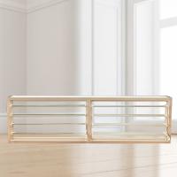 China Customized Aluminum Glass Louver Shutter European Style Exterior Protection 6063-T5 for sale