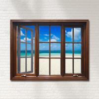 China Wooden Color Aluminum French Casement Windows Double Glazed 5mm+12A+5mm Thermal Break Profile for sale