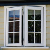 China Side Hung Aluminum Window with Toughened Glass 5mm 12A 5mm for Home Office Villa for sale