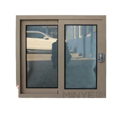 China Hurricane Impact Aluminum Sliding Window 5mm Tempered Glass for Residential Use for sale