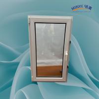 China Kin Long Hardware PVC Tilt and Turn Window with 5mm+12A+5mm Double Tempered Glass for sale