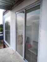 China EPDM Double Sealing Thermal Break Aluminum Sliding Door 30dB Sound Insulation for sale