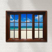 China Customizable Aluminum Wood Casement Windows with Tempered Glass 5mm+12A+5mm for sale