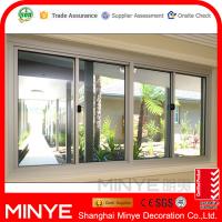 China Postmodern Sun Shade Glass Windows 6063-T5 Aluminum Profile Double Tempered 5mm+12A+5mm for sale