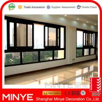 China Postmodern Sun Shade Glass Windows 6063-T5 Aluminum Profile Double Tempered 5mm+12A+5mm for sale