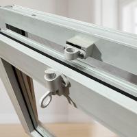 China European Custom PVC Inverted Window Anti-theft Sealing 5mm Double Tempered Glass Custom Size for sale