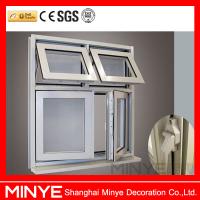 China Customizable 1.4mm Profile Thickness Aluminum Double Glazed Impact Window for House for sale