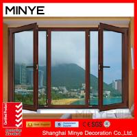 China Customizable 1.4mm Profile Thickness Aluminum Double Glazed Impact Window for House for sale