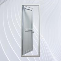 China EPDM Rubber Strip Surface Finished UPVC Vertical Hinged Door for PVC Gusset Door 6063-T5 for sale