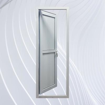 China EPDM Rubber Strip Surface Finished UPVC Vertical Hinged Door for PVC Gusset Door 6063-T5 for sale