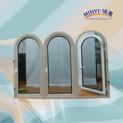 China UPVC Casement Window 6063-T5 High Strength Corrosion Resistant Double Glazed 5mm+12A+5mm for sale
