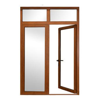 China Aluminum Casement Door Sound Proof 30-40DB Wind Resistance 4500 PA for sale