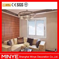 China Double Tempered Glass Aluminum Sliding Windows 5mm+12A+5mm Powder Coating for sale