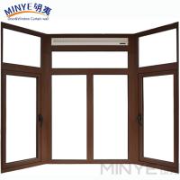 China Hardware Big Window Aluminum Windows Glass Latest Design with Horizontal Opening for sale