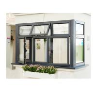 China Frosted Glass Bathroom Awning Window 45 Series Aluminum Frame with International Hardware for sale