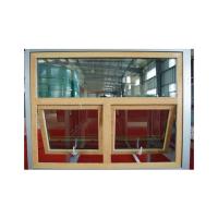 China Frosted Glass Bathroom Awning Window 45 Series Aluminum Frame with International Hardware for sale