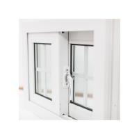 China PVC Sliding Window Double Tempered Glass 5mm 12A Hurricane Protection Sound Insulation 30dB for sale