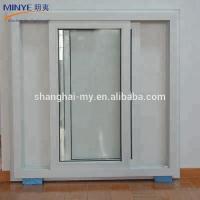 China PVC Sliding Window Double Tempered Glass 5mm 12A Hurricane Protection Sound Insulation 30dB for sale