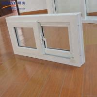 China PVC Sliding Window Double Tempered Glass 5mm 12A Hurricane Protection Sound Insulation 30dB for sale
