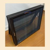 China Double Tempered Glass Windows Standard Bathroom Window Size for Aluminum Profile for sale