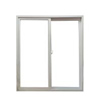 China Modern PVC Door with Fiberglass Screen Netting for Villa 6063-T5 Aluminum 5mm Double Tempered Glass for sale