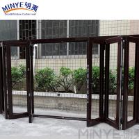 China Customizable Waterproof and Thermal Insulation Aluminum Folding Glass Door System for sale