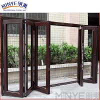 China Customizable Waterproof and Thermal Insulation Aluminum Folding Glass Door System for sale