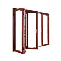 China Aluminum Folding Doors 30-40dB Sound Insulation for Grilles House Exterior for sale