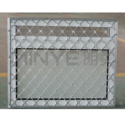 China Anti-theft Metal Wire Mesh Aluminum Security Grille Screen Window for Ect Competition for sale