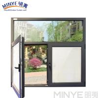 China White Customized Aluminum Profile Spanish Style Tilt and Turn Windows 1.4mm Thickness Double Glazed for sale