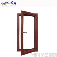 China Anodized Powder Coated Aluminum Alloy Casement Swing Window 4mm 19mm Double Tempered Glass for sale