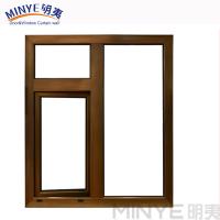 China Anodized Powder Coated Aluminum Alloy Casement Swing Window 4mm 19mm Double Tempered Glass for sale