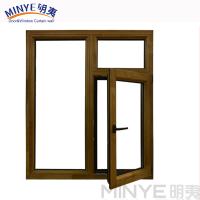 China Anodized Powder Coated Aluminum Alloy Casement Swing Window 4mm 19mm Double Tempered Glass for sale