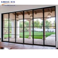 China Aluminum Fixed Window Sliding Door with Fiberglass Screen Netting for House Balcony 6063-T5 for sale