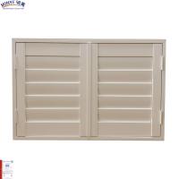 China Double Tempered Glass Aluminum Profile Plantation Shutter 1.4mm Thickness for sale