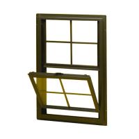 China Aluminum Sash Window with German Hardware 5mm Double Tempered Glass Fiberglass Screen for sale