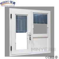 China Aluminum Casement Window with Fly Screen Rolling Louver Tempered Glass 4mm-19mm for sale