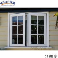China Aluminum Casement Window with Fly Screen Rolling Louver Tempered Glass 4mm-19mm for sale