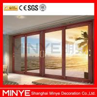 China Aluminum Frame Sliding Door System 2000mm x 2200mm for Large Interior Glass Door Entryways Closet for sale