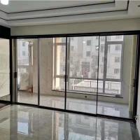 China 2.0mm Profile Thickness Modern Aluminum Glass Sliding Windows and Doors for Interior Use for sale