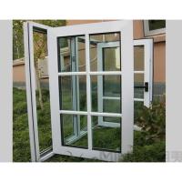 China European Style French Door with Grill 19mm Glass Thickness 60mm Aluminum Frame for sale