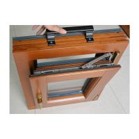 China Vertical Opening Aluminium Chain Winder Top Hung Window with Timber Reveal 6063-T5 for sale