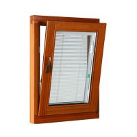 China Vertical Opening Aluminium Chain Winder Top Hung Window with Timber Reveal 6063-T5 for sale
