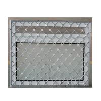 China Aluminum Alloy Frame Material Security Windows with Low-E Glass and Wire Mesh Screen for sale