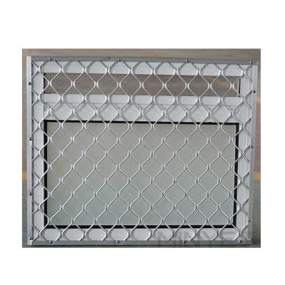 China Aluminum Alloy Frame Material Security Windows with Low-E Glass and Wire Mesh Screen for sale