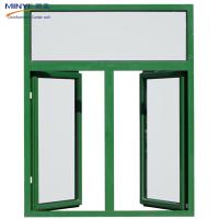 China Wooden Window Frames Designs Hurricane Impact Powder Coated Aluminum Alloy 5mm Double Glass for sale