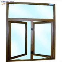China Wooden Window Frames Designs Hurricane Impact Powder Coated Aluminum Alloy 5mm Double Glass for sale